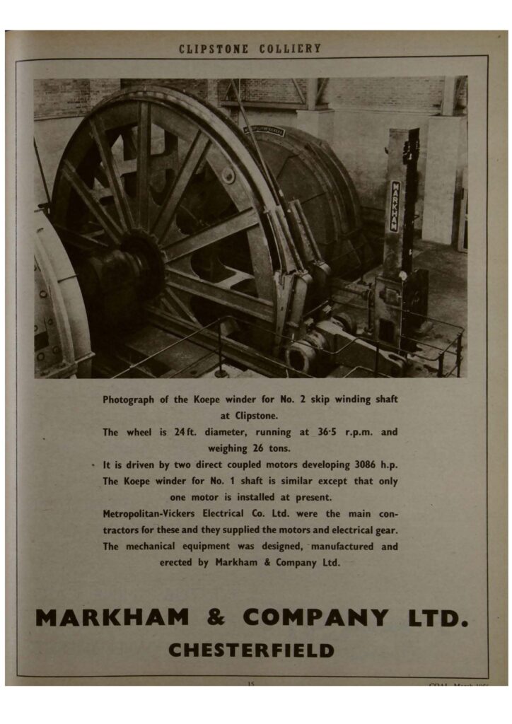 CLIPSTONE COLLIERY’S CENTENARY YEAR CONTINUED | Nottinghamshire Mining ...